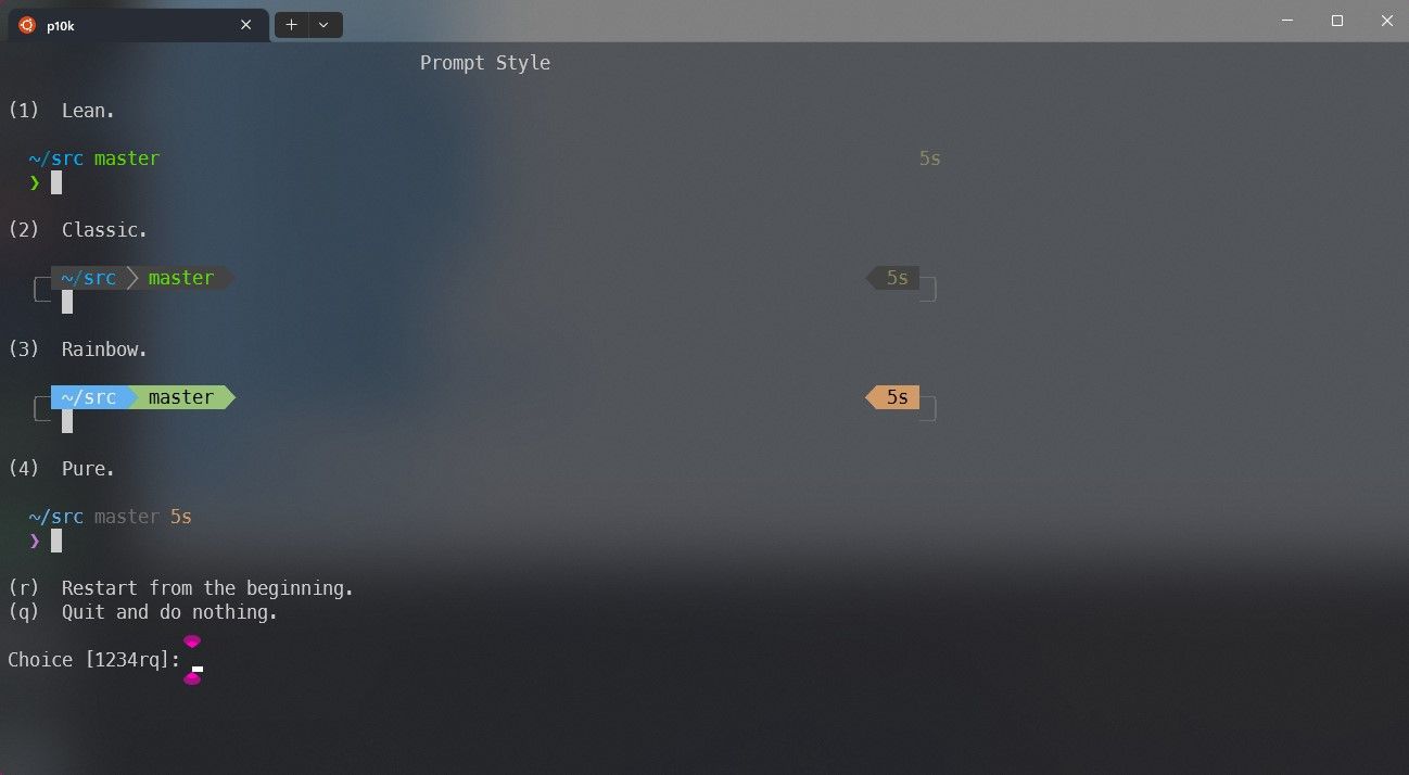 The ultimate ZSH and Windows Terminal look and feel